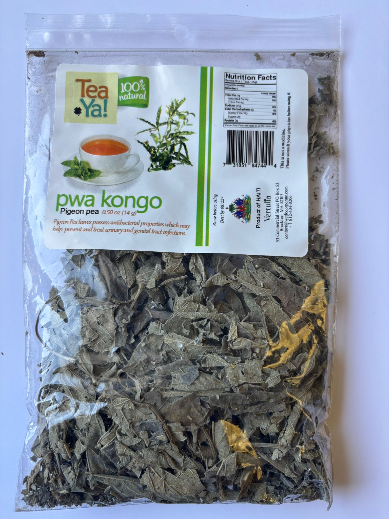 TEAYA! FEY PWA KONGO | PIGEON PEA LEAVES 0.50 oz – Vertulia